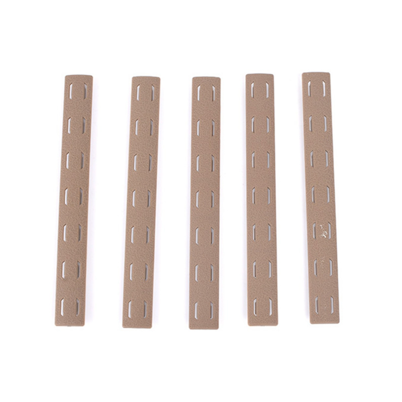 WADSN BCM­ M-Lok Rail Panel Kit, 5.5-inch 5 Pack - Tan — AirsoftEire