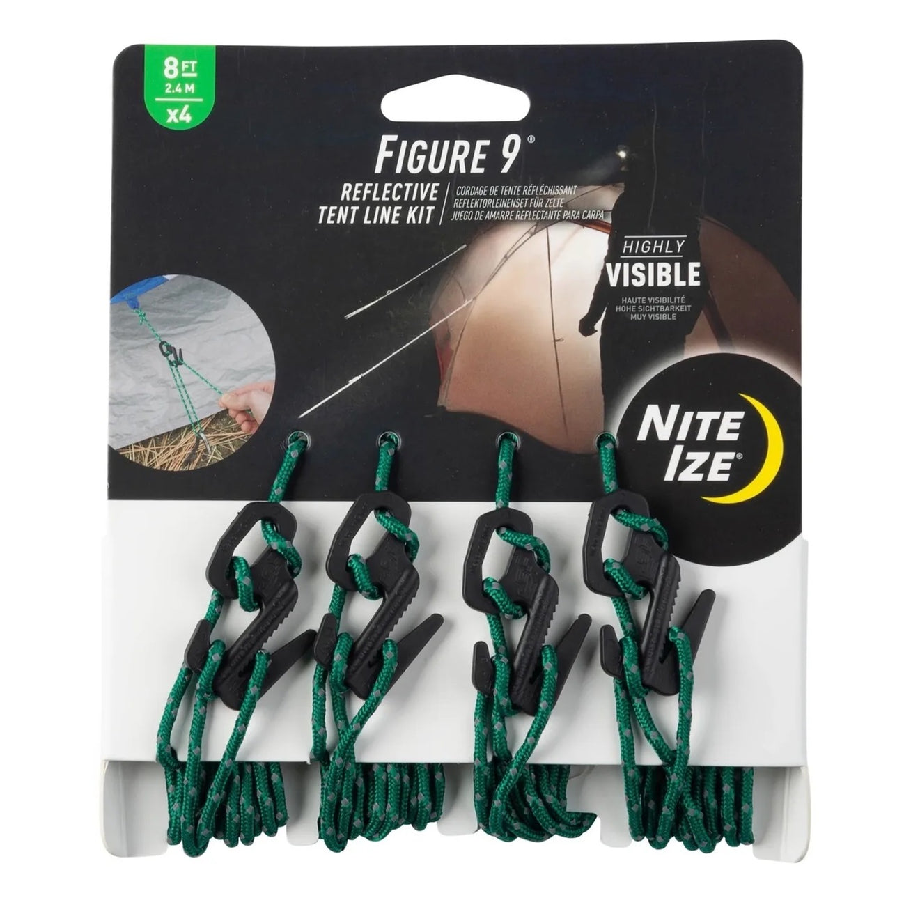 Nite Ize Figure 9 - Reflective Tent Line Kit — AirsoftEire