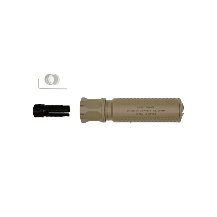 Angry Gun QDC/CRS-PRT Mock Suppressor & Flash Hider - FDE — AirsoftEire